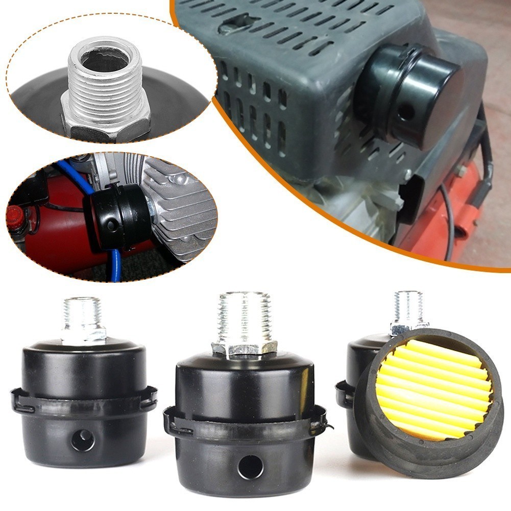 20mm Air Compressor Silencer Metal Oil-Free Muffler Air Compressor ...