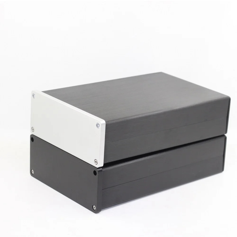 W172 H70 D261 Mini Size 1707 Anodized Aluminum Chassis PSU Tube Amp Box Power Amplifier ...