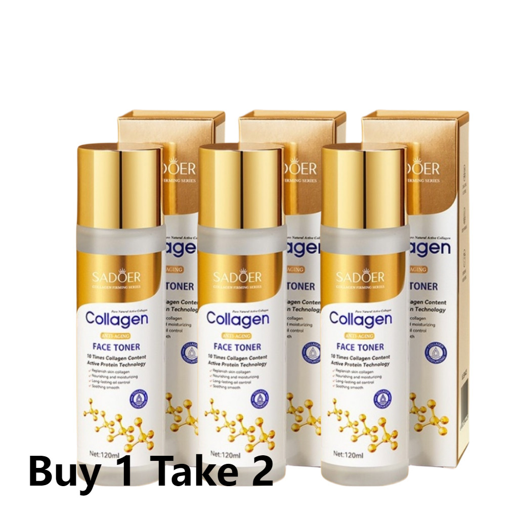( Set of 3 pcs) Sadoer Collagen Face Toner Anti-aging, Hydrating and ...