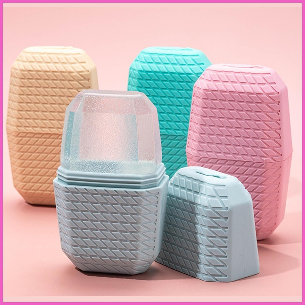 Face Ice Mold Twill Ice Facial Roller Face Icer Holders for Skin Care ...