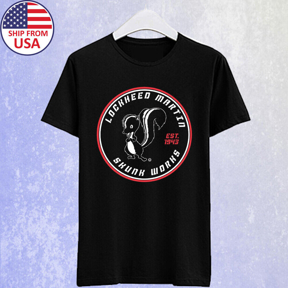 Lockheed Martin Skunk Works Men'S Black T-Shirt | Shopee Philippines