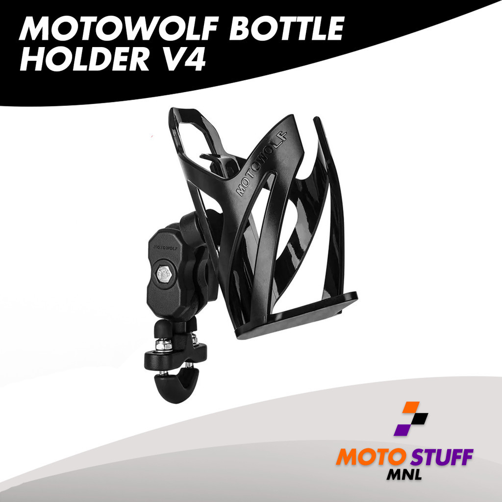 Original Motowolf Bottle Holder V4 (Clamp) | Shopee Philippines