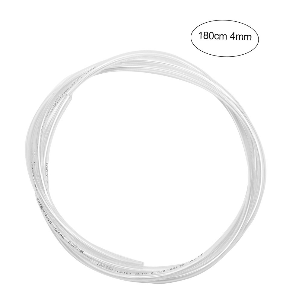 Houglamn 180cm 4mm Crystal Clear Windshield Washer Hose Pipe Window Jet ...