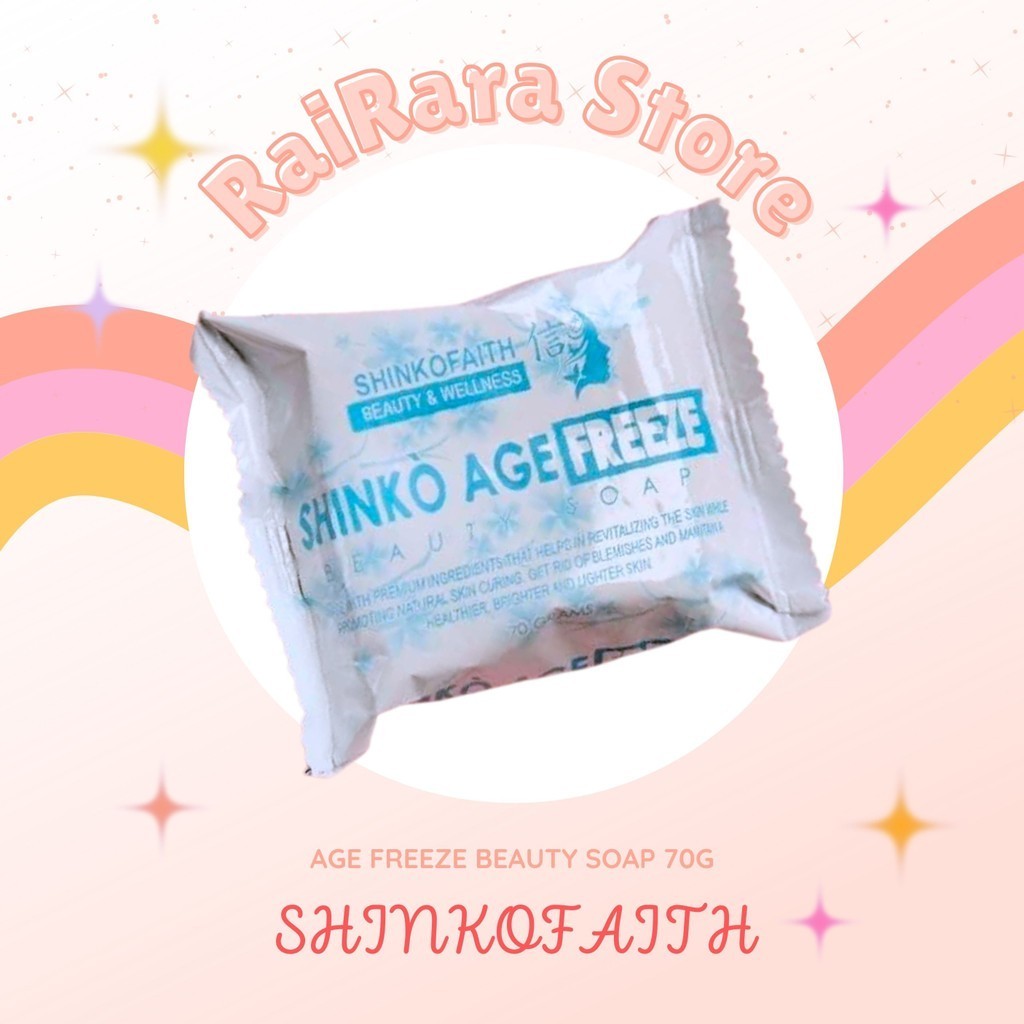 ShinkoFaith SHINKO AGE FREEZE Beauty Soap - 1 BAR 70g | Shopee Philippines
