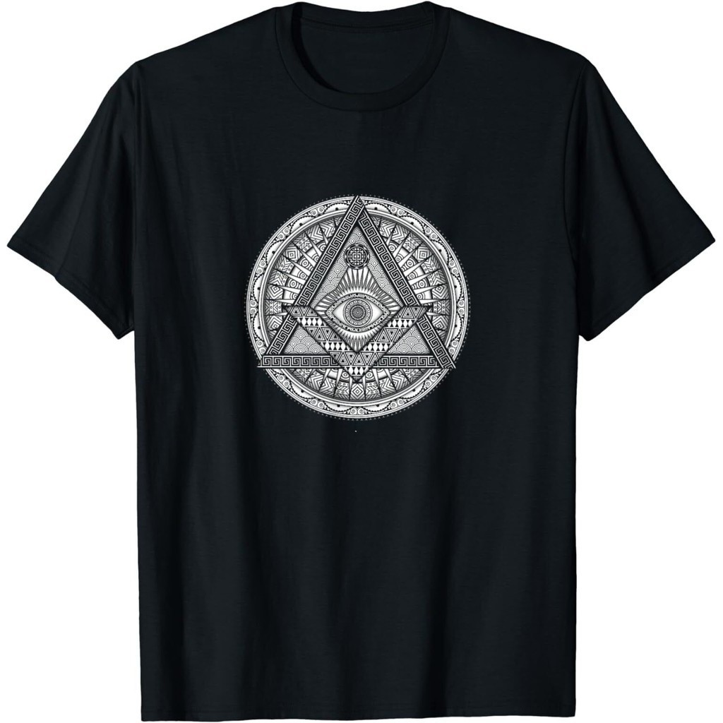 New The All-Seeing Eye Shirt Illuminati Symbol Freemason Gift Tee ...