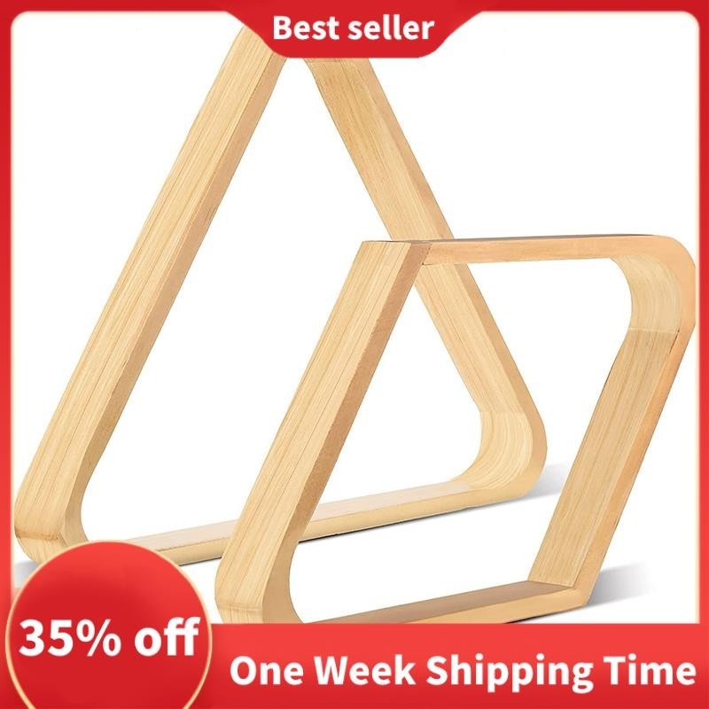 Available Wooden Billiard Ball Rack Billiard 8-Ball Triple-cornered ...