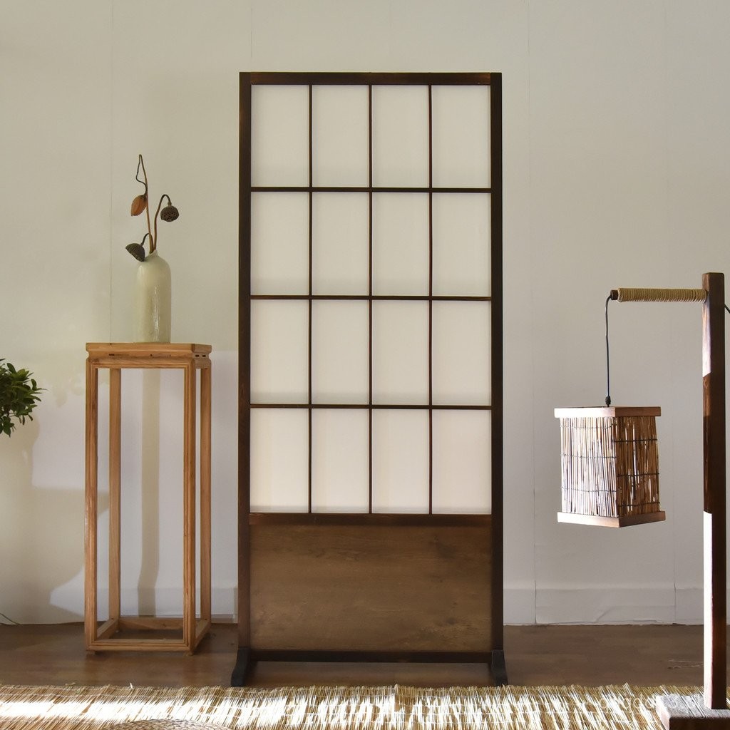 Japanese Style Screen Partition Zen Mobile Folding Screen Simple Modern ...