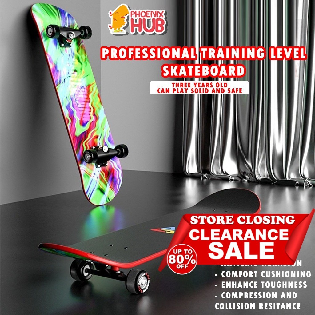 Phoenix Professional Skateboard 8-layer AA level Maple Skateboard Adult ...