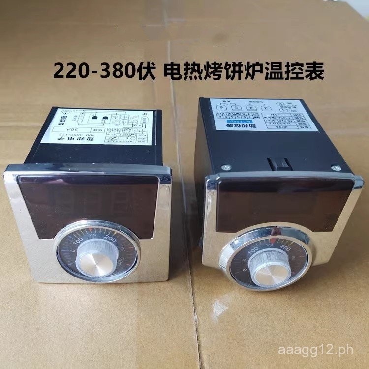 220Volt380Electric Pancake Maker Temperature Control Gauge Wife Cake ...