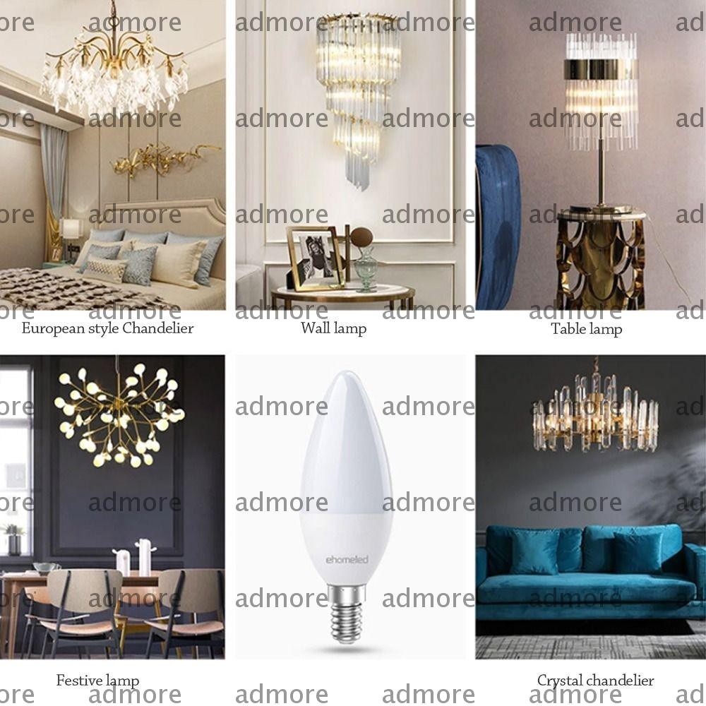 ADMORE Led Candle Bulbs, White light 3W 5W 7W 9W Energy Saving Lamp ...