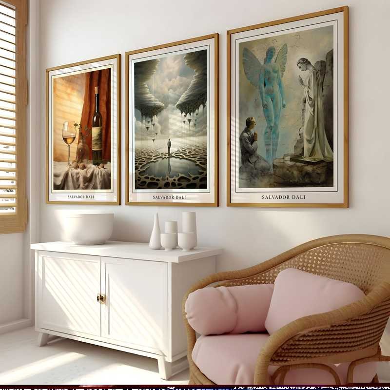 Salvador Dali Poster Set Salvador Dali Exhibition Print Salvador Dali ...