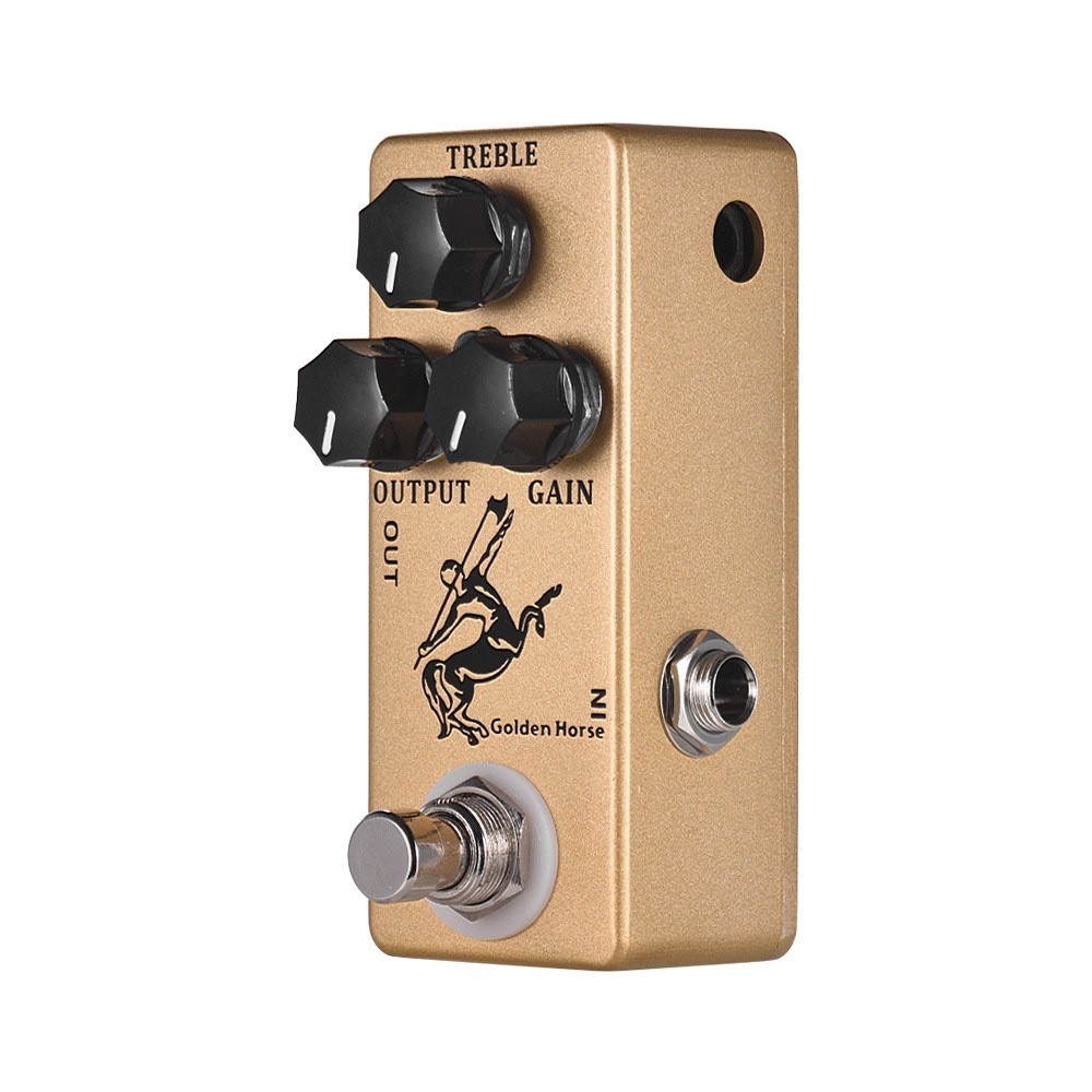 MOSKY Guitar Overdrive/ Boost Effect Pedal Silver Horse Full Metal ...