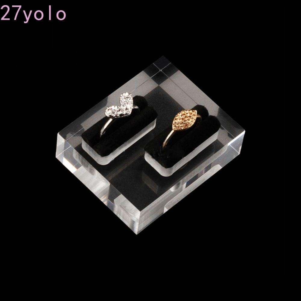 YOLO Rings Display Stand High End Clear Single Double Transparent ...