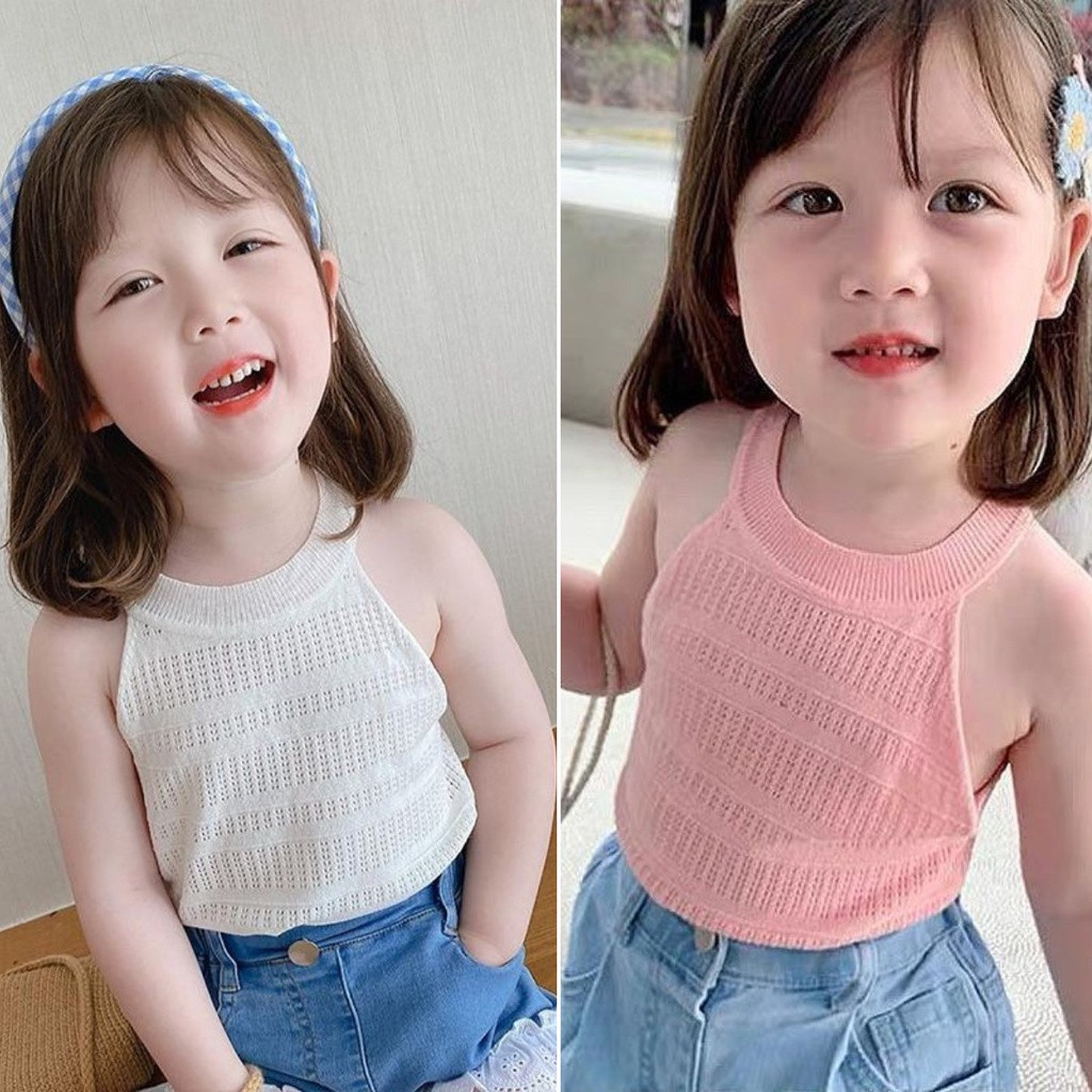Kids Girl Sleeveless Croptop for Kids Camisole Tshirts for Kids Girl ...