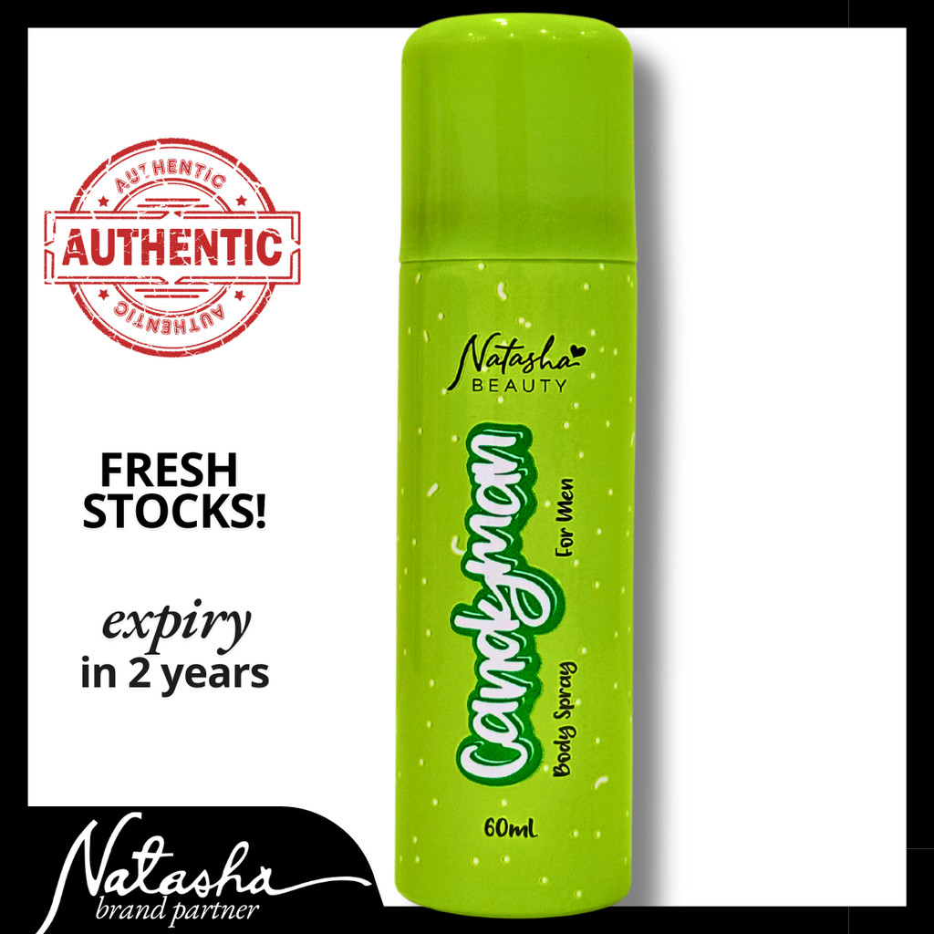 Natasha Beauty Body Spray For Men Candyman 60ml by Natasha | Shopee ...