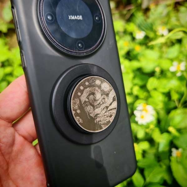 magsafe popsocket magnetic popsocket Metal World Famous Painting Mobile ...