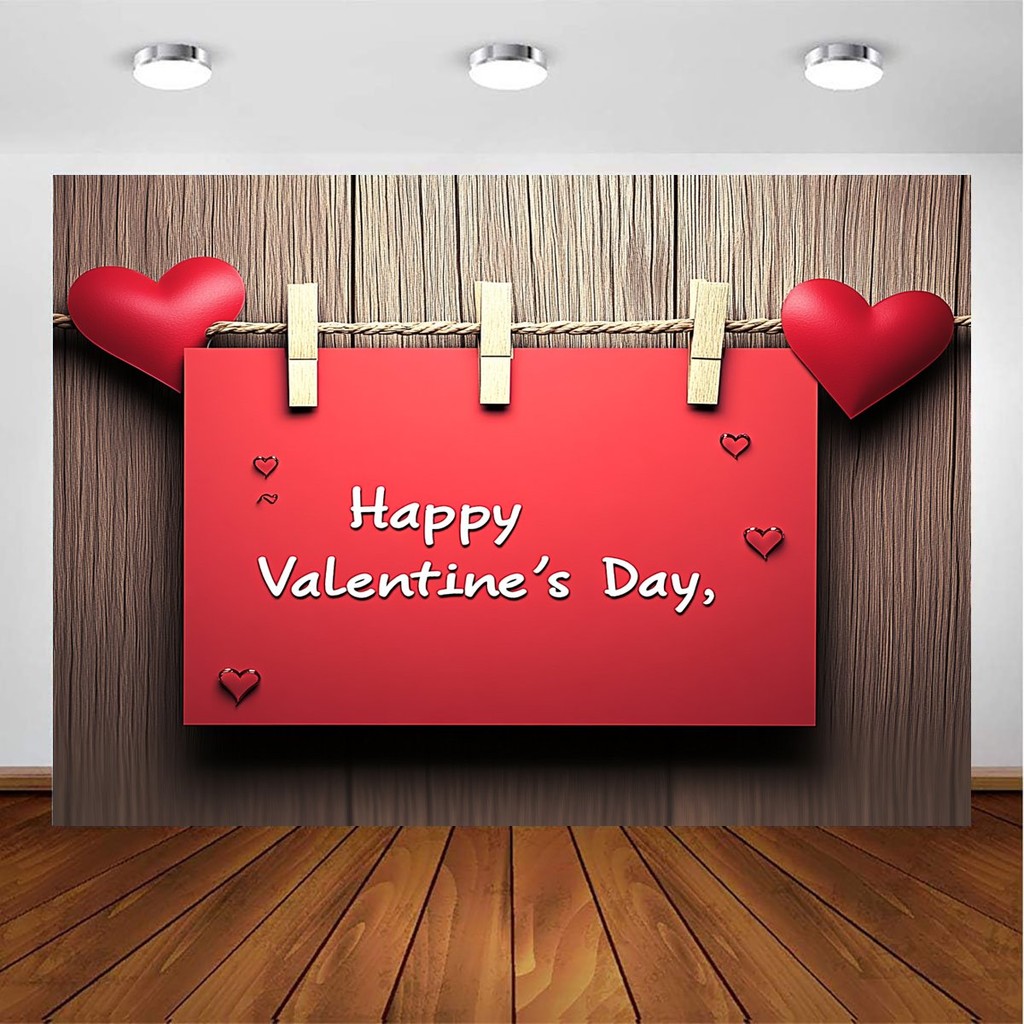 1Pc Happy Valentine'S Day Theme Photography Background Cloth Wedding ...
