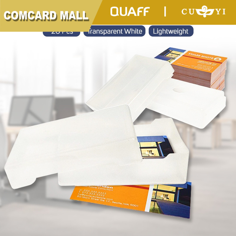 Calling Card Box Case Cardstock Holder 10-50pcs Stationary School ...