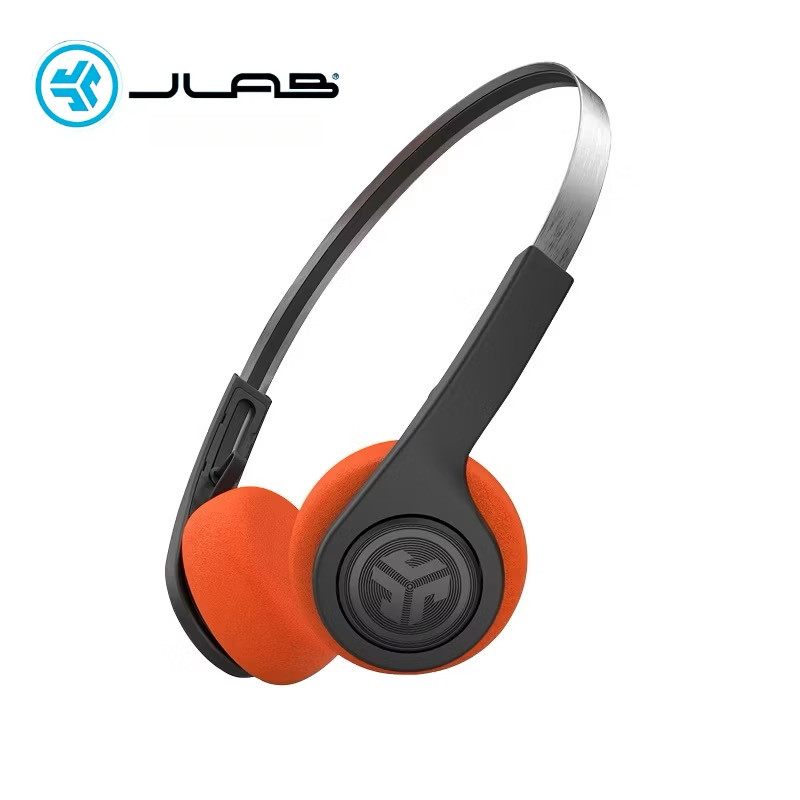 JLab Rewind Retro Wireless Bluetooth Headphones. It has a high-speed ...