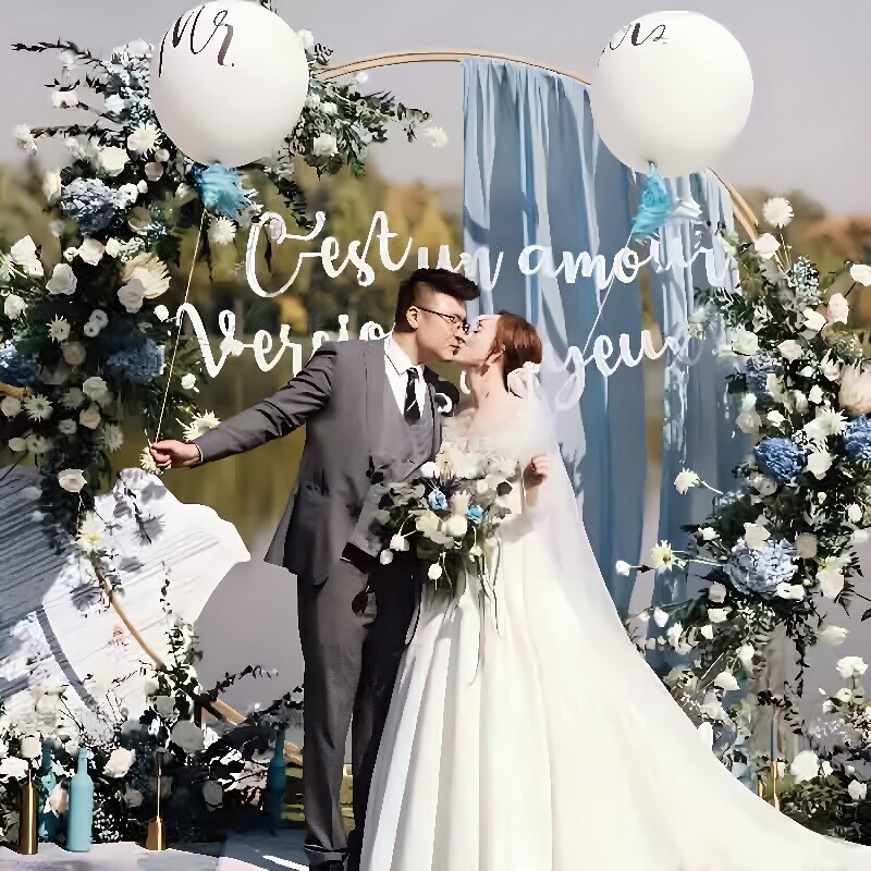 NEW 7 ft Wedding Arch arc arko metal stand removable easy to put ...