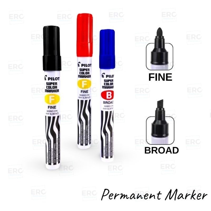 Japan PILOT Pentel Pen Refillable ink Black Blue Red Permanent ...