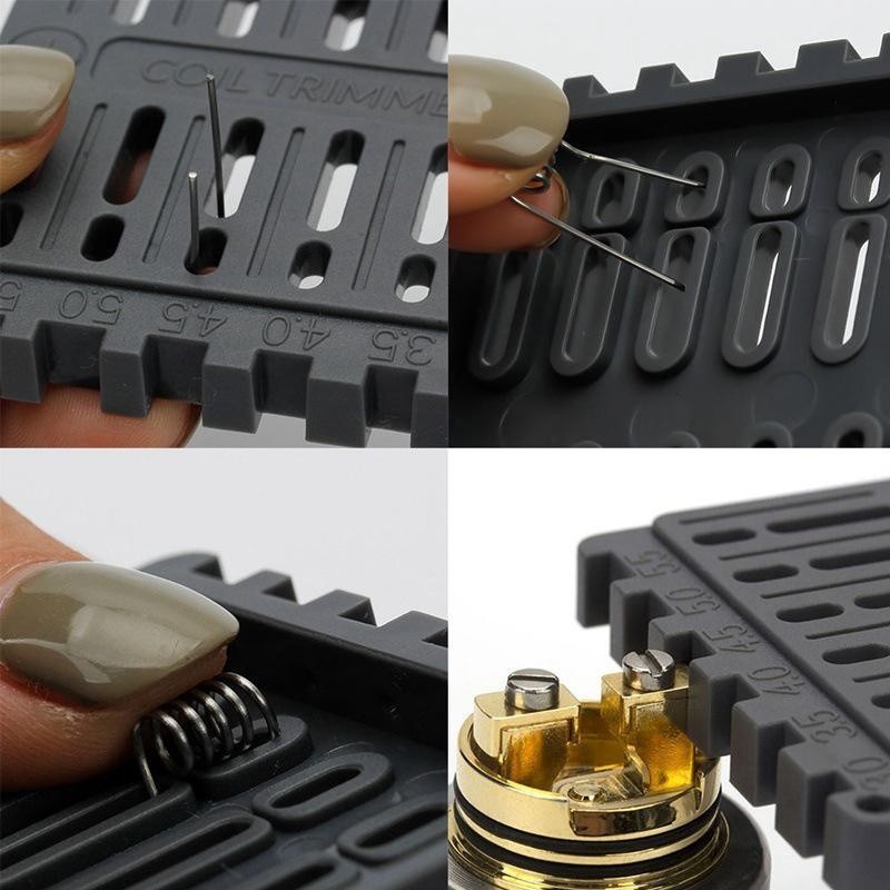 Coil Trimmer Tool Coiling Kit for RDA Wire Coil Trimming Ruler Cutting ...