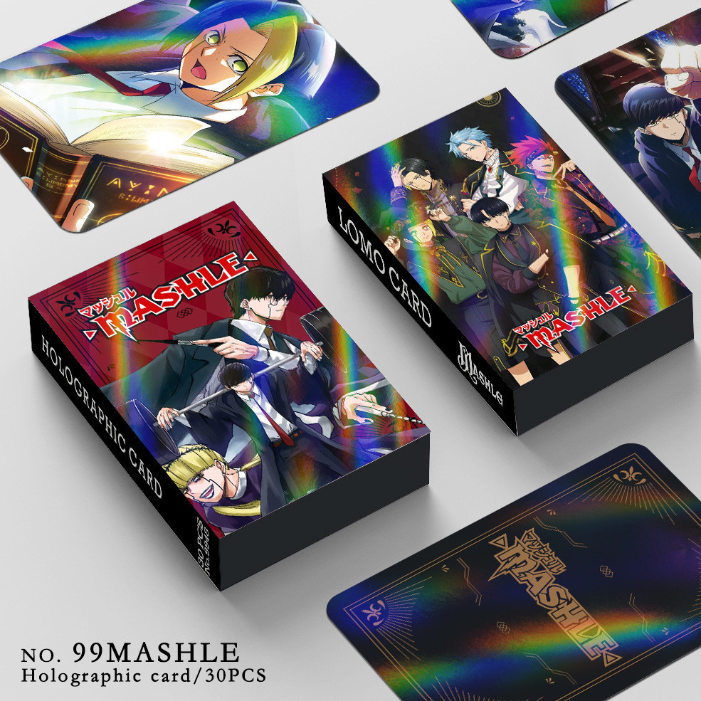 Mashle: Magic and Muscles Holographic Photocard Laser Flash Lomo Card ...