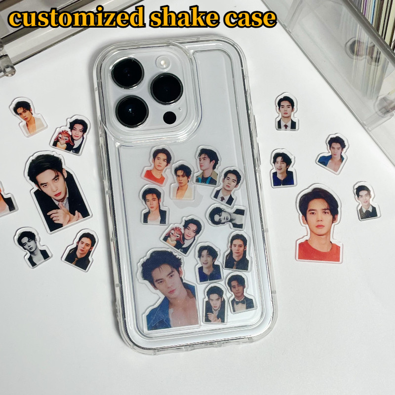 FSM Shockproof Customized Shake Case Acrylic Head Small Piece ...