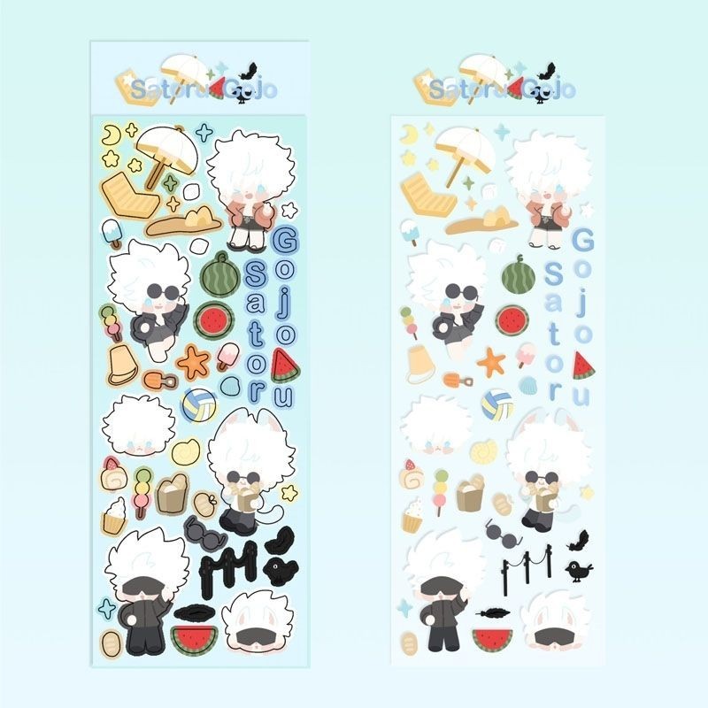 Jujutsu Kaisen Fan-made Merchandise: Original Sticker Set Featuring ...