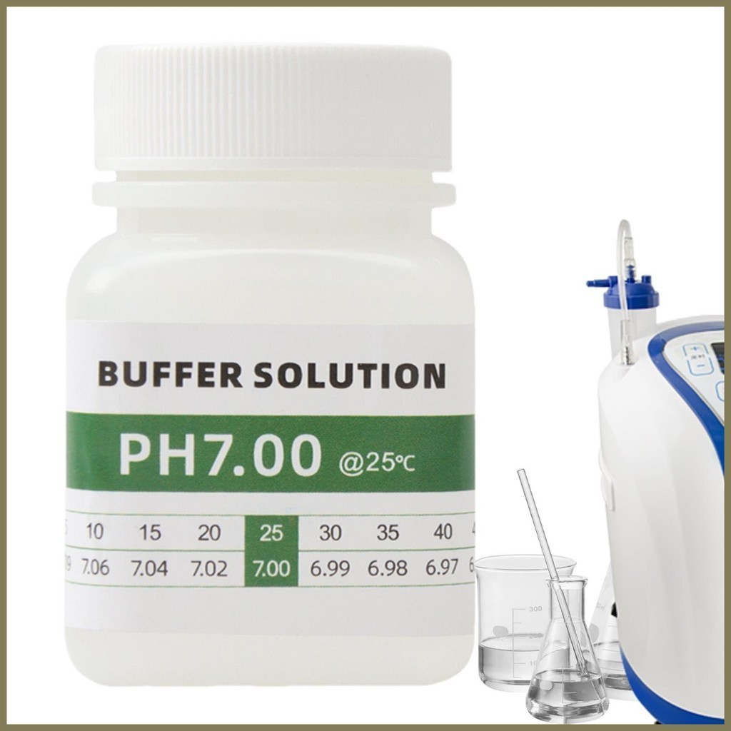 PH Buffer 50ml PH Electrode Calibration Solution 50ml Precise Family Water Quality Measurement ...