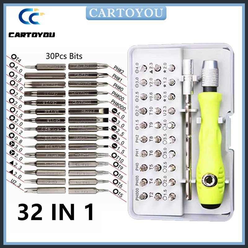 Screwdriver Set Mini Electronic Screwdriver Bits Multi-size screw ...