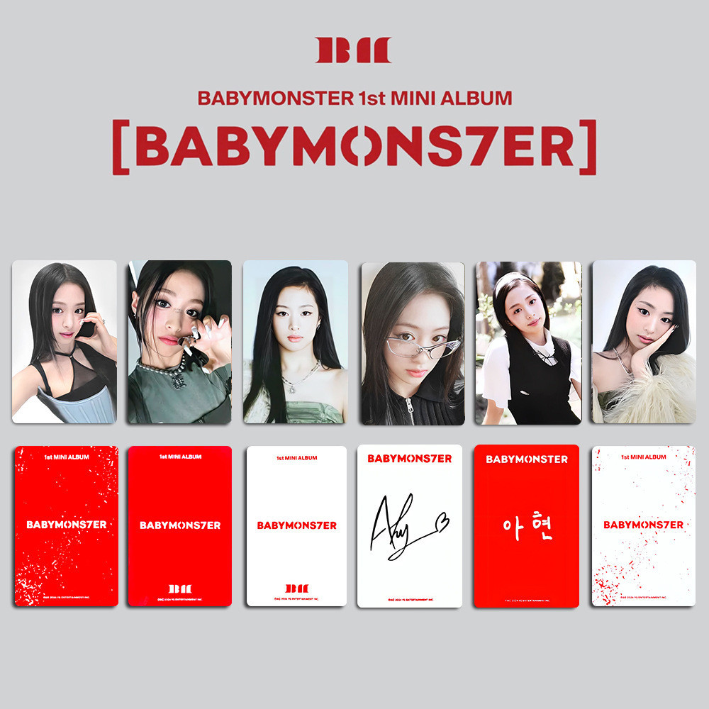 Kpop Idol BABYMONSTER Album BABYMONS7ER Photocards Ahyeon Card | Shopee Philippines