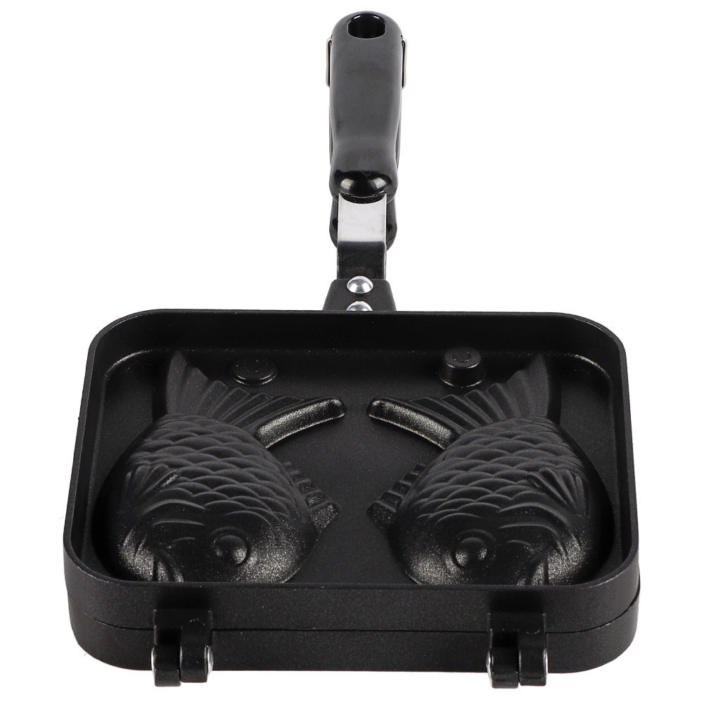 Zhenl Frying Pan Taiyaki Fish Shaped Waffle Maker Cake Mold Japanese ...