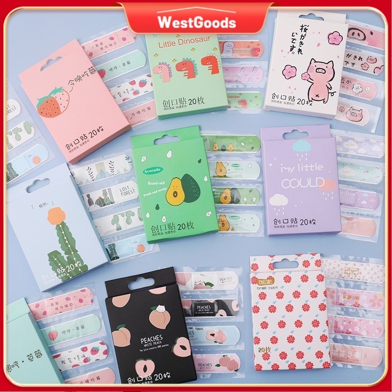 Cartoon Cute Band Aid for Kids First Aid Emergency Cute Bandage Sticker ...