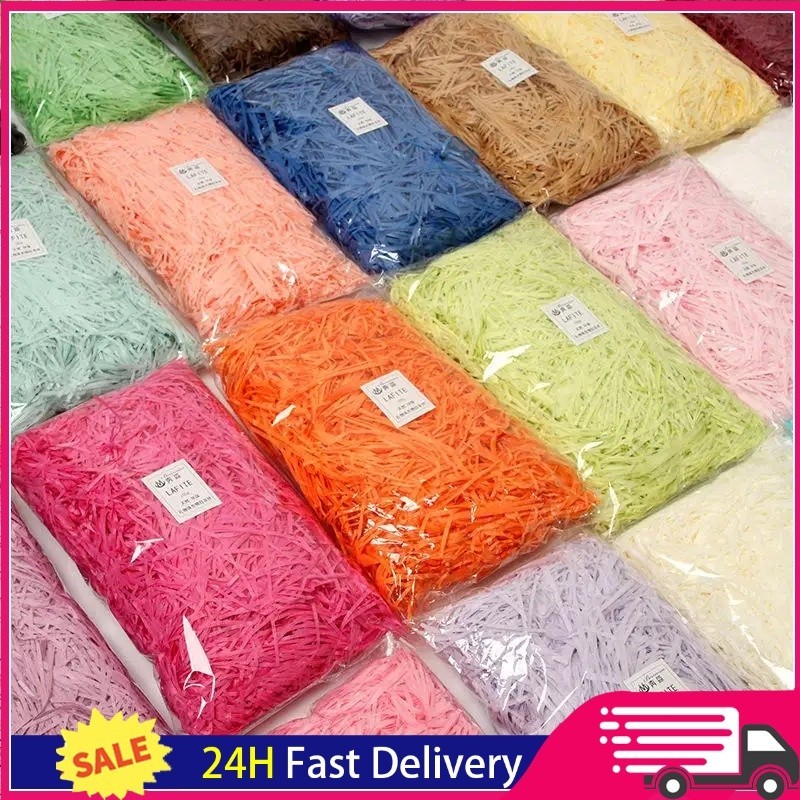100g Colorful Shredded Paper | Gift Packaging | Paper Fillers Crinkled ...