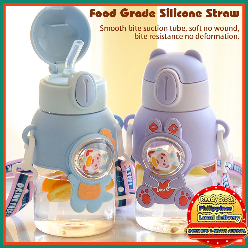 Children's Straw Cup Baby Cute Tumbler Straw Cup Sippy Cup Drinking ...