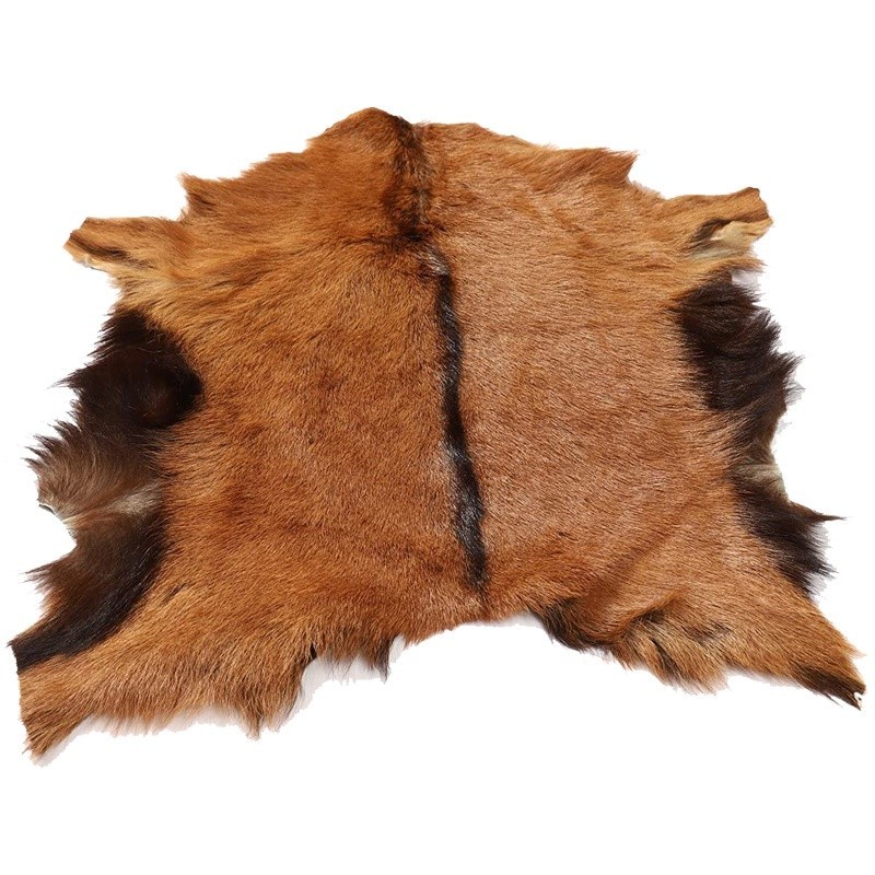 A7ZV Natural Tanned Sheep Skin Antelope Fur Goat Hide Rug Animal Skin ...