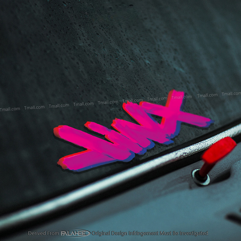 Jinx jinX jinX English Characters Creative Stickers LOL Popular Leather ...