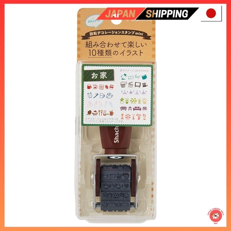 【Direct from Japan】Shachihata Rotating Decoration Stamp Mini - House ...