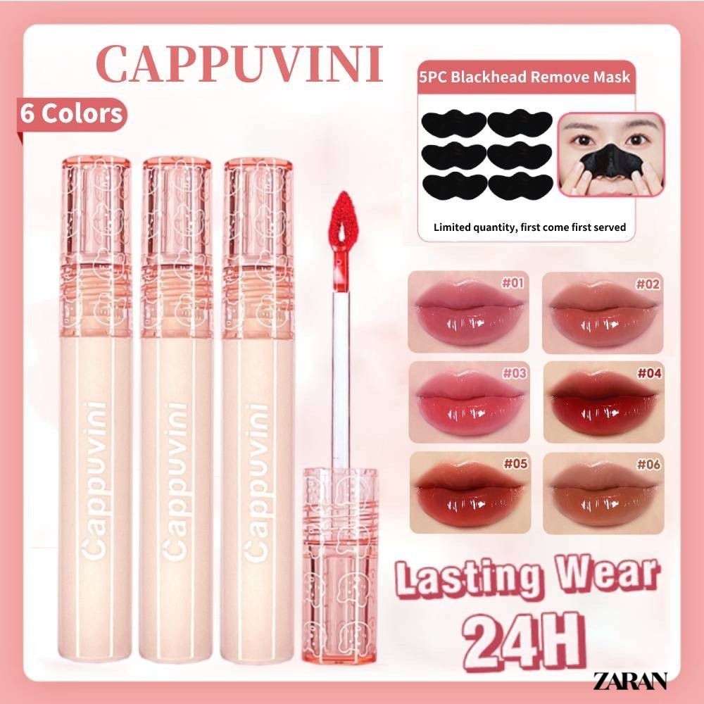 [Free Gifts] Cappuvini Bubble Lip Glaze Mirror Glass Lip Glaze Lipstick ...