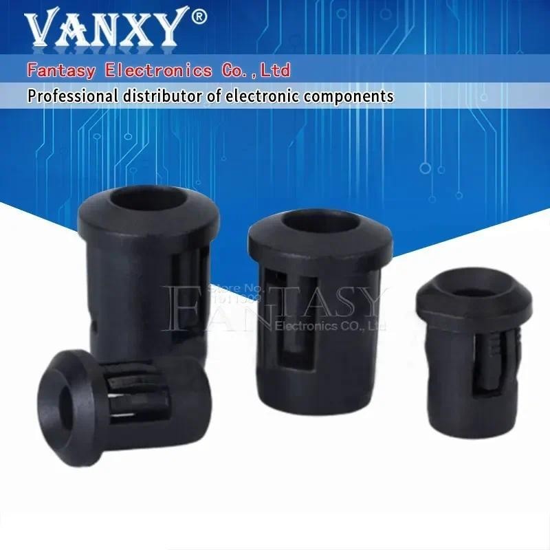 20pcs Black Plastic Lamp Bases 3mm/5mm/8mm/10mm LED Diode Holder Black ...