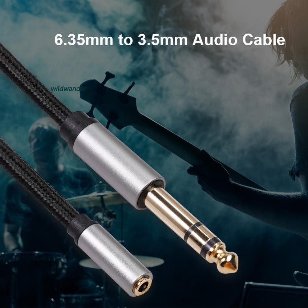 Headphone Player PC Extender Aux Cable 6.35mm Male to 3.5mm Female ...