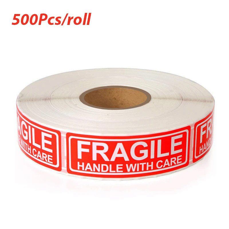 YY 500PCS Fragile Stickers The Goods Please Handle With Care Warning ...