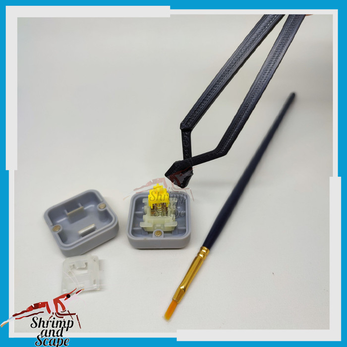 Stem Holder - Clam Stem MECHANICAL KEYBOARD Switch LUBE TOOL Stamp ...