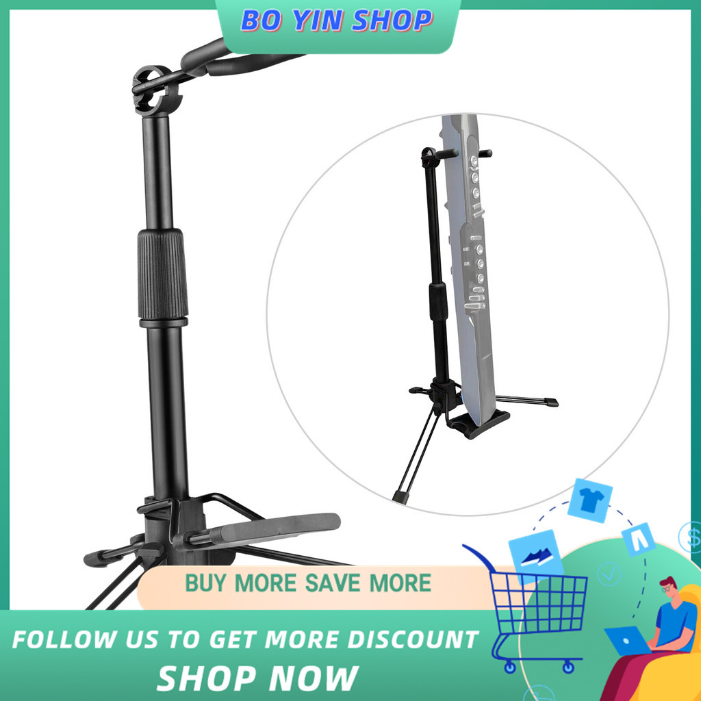 FF-Muslady Foldable Digital Wind Instrument Stand Adjustable Metal ...