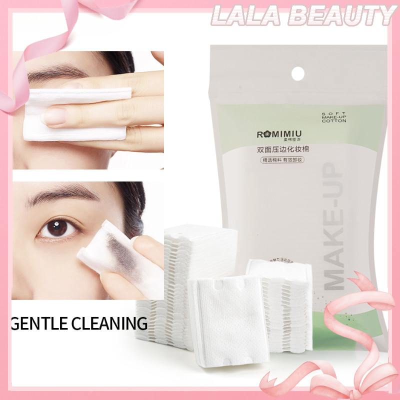 50/222Pcs Doubled-Sided Soft Makeup Cotton Pads Mild Non-Irritating ...