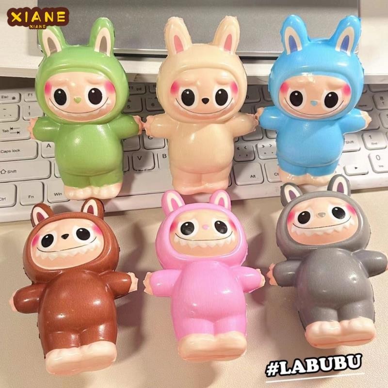Labubu Stress Relief Doll, Pu Creativity Labubu Decompression Toy ...