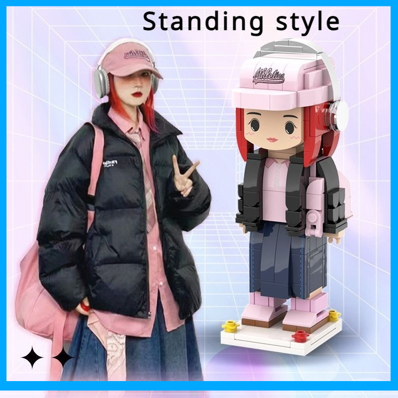 Customized Portraits Figurines Building Blocks Handmade DIY Birthday ...