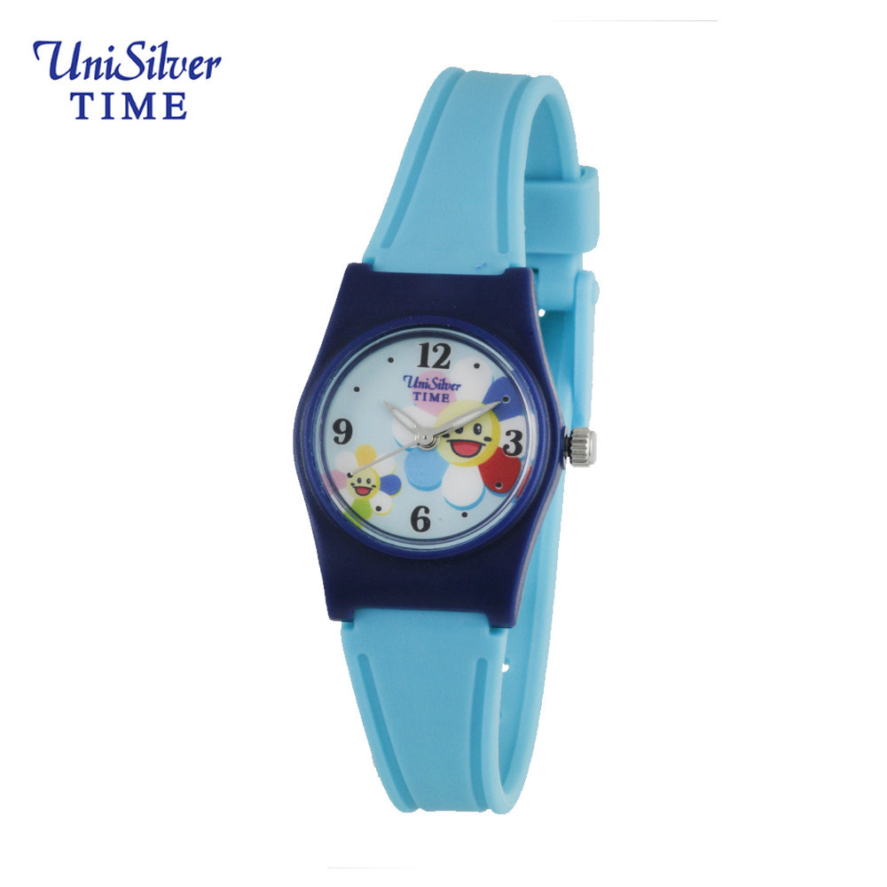 UniSilver TIME Bloom Women's Small Analog Blue Rubber KW4740-2005 Watch ...