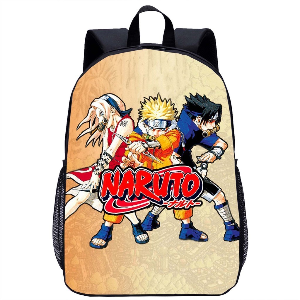 Japan Anime NARUTO Backpack Boys Girls Uzumaki Naruto Cosplay School ...